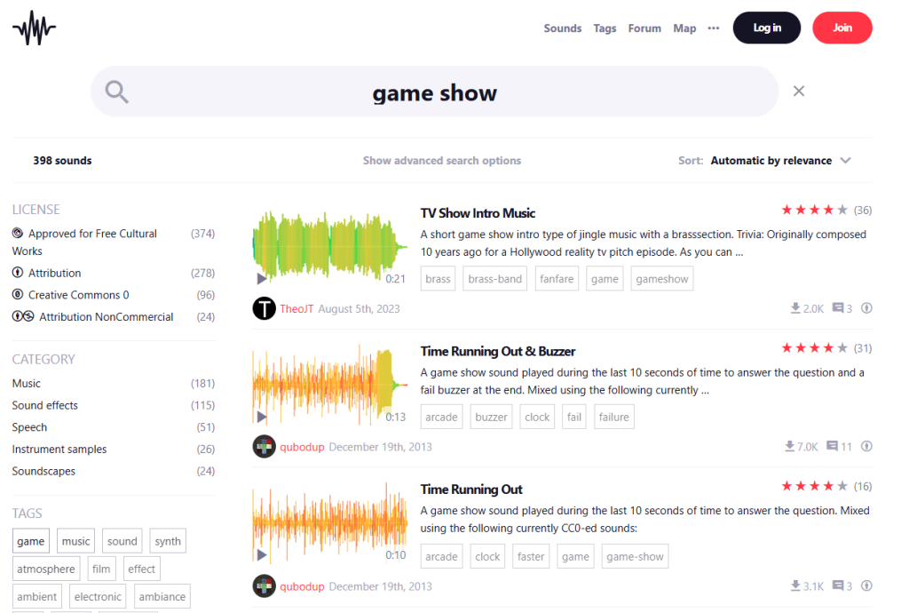 Best Websites to Find Free Game Show Soundboards and Effects - Dubbing ...