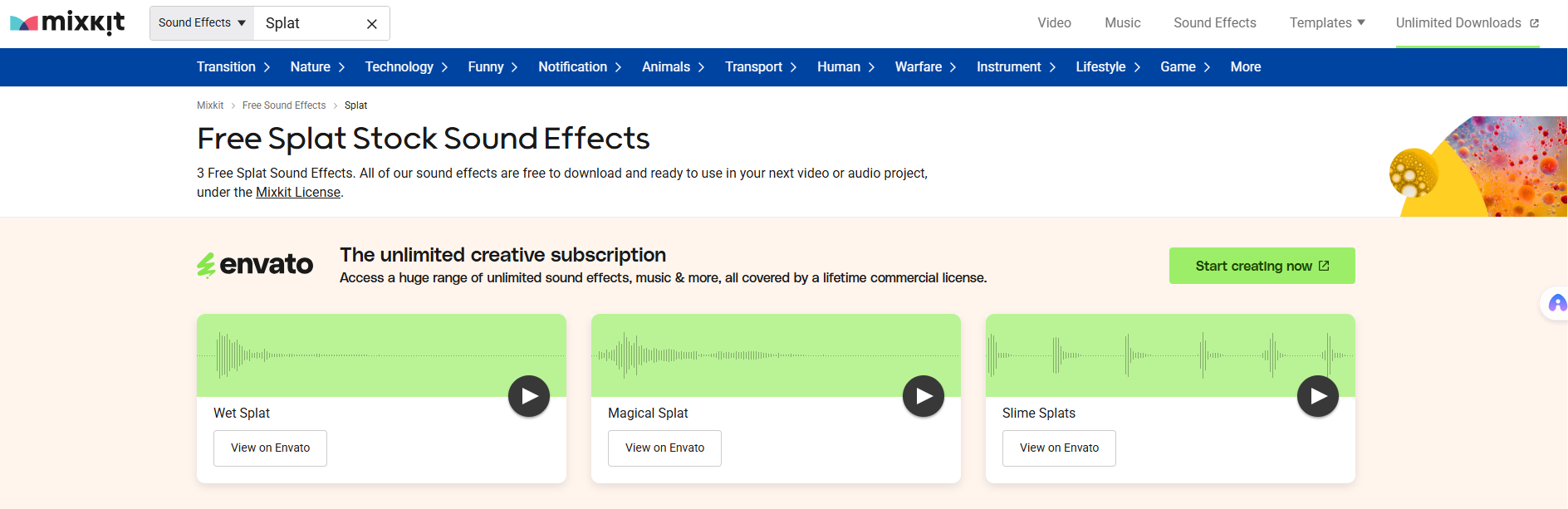 Discover the Top Free Splat Sound Effect Resources - Dubbing AI Blog