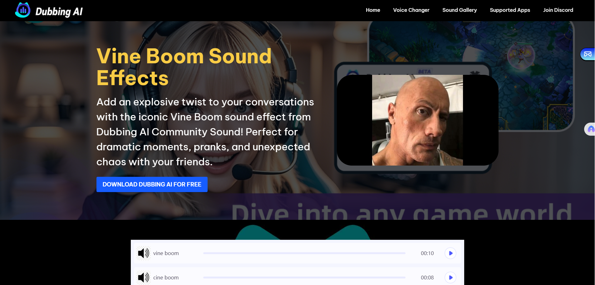 How to Get Free Vine Boom Sound Effects - Dubbing AI Blog